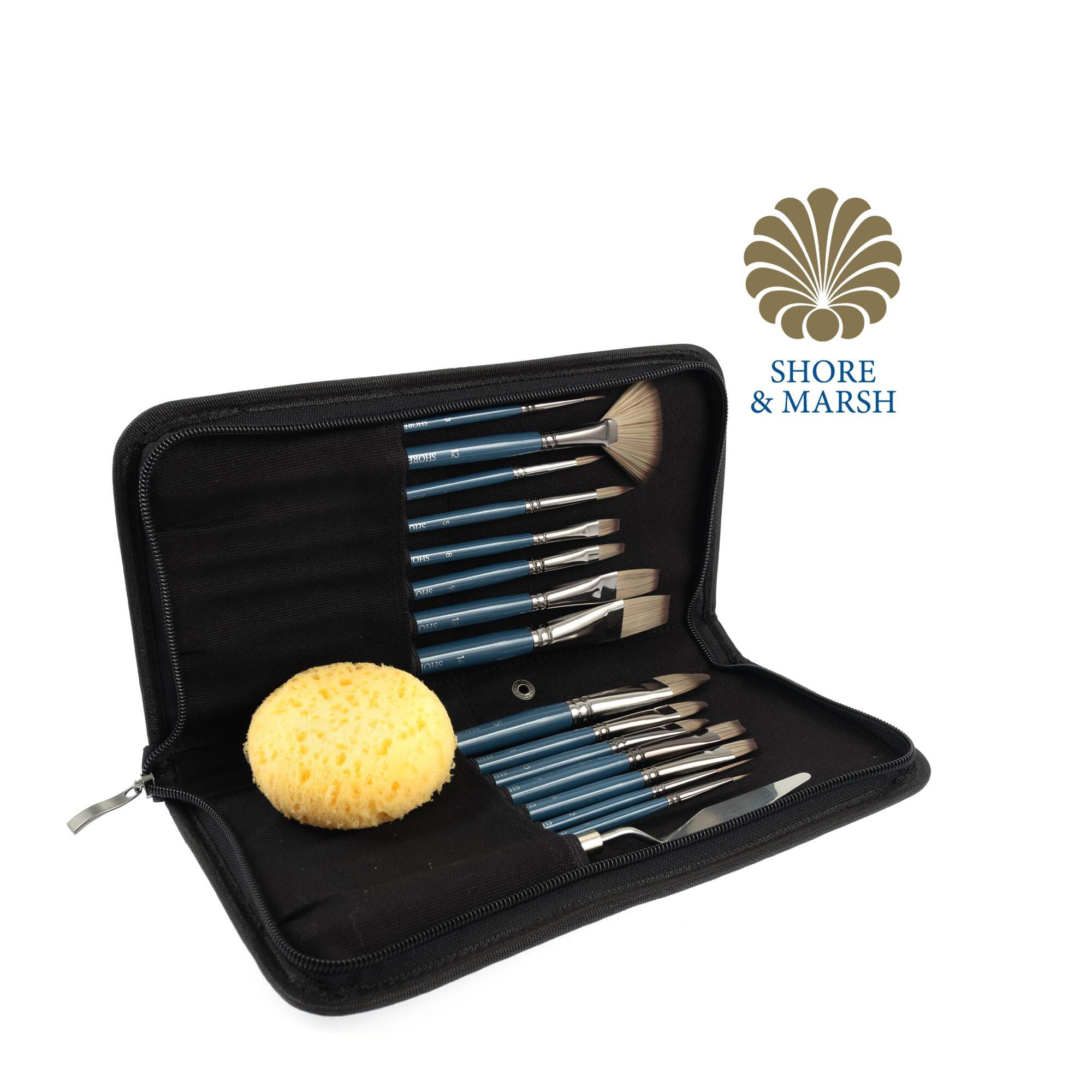 Shore & Marsh Brush Set 18 Pieces | Hobbycraft