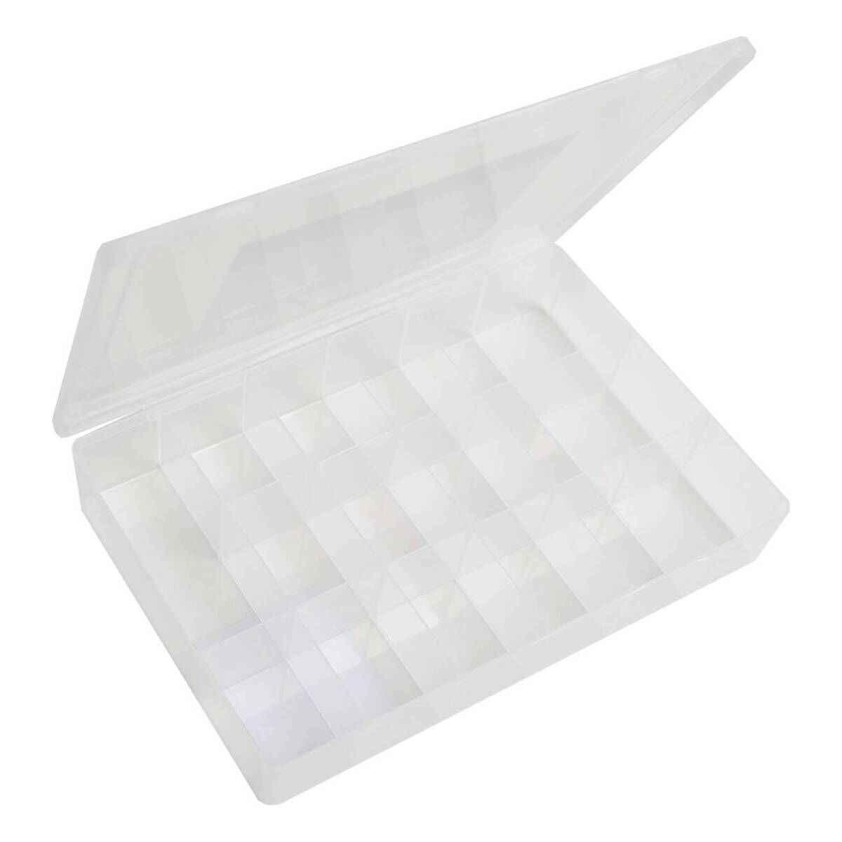 Compartment Organiser Craft Storage Box 27cm x 18cm x 4cm | Hobbycraft