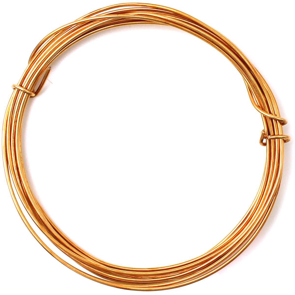 Salix Gold-Plated Wire 1mm x 2m | Hobbycraft