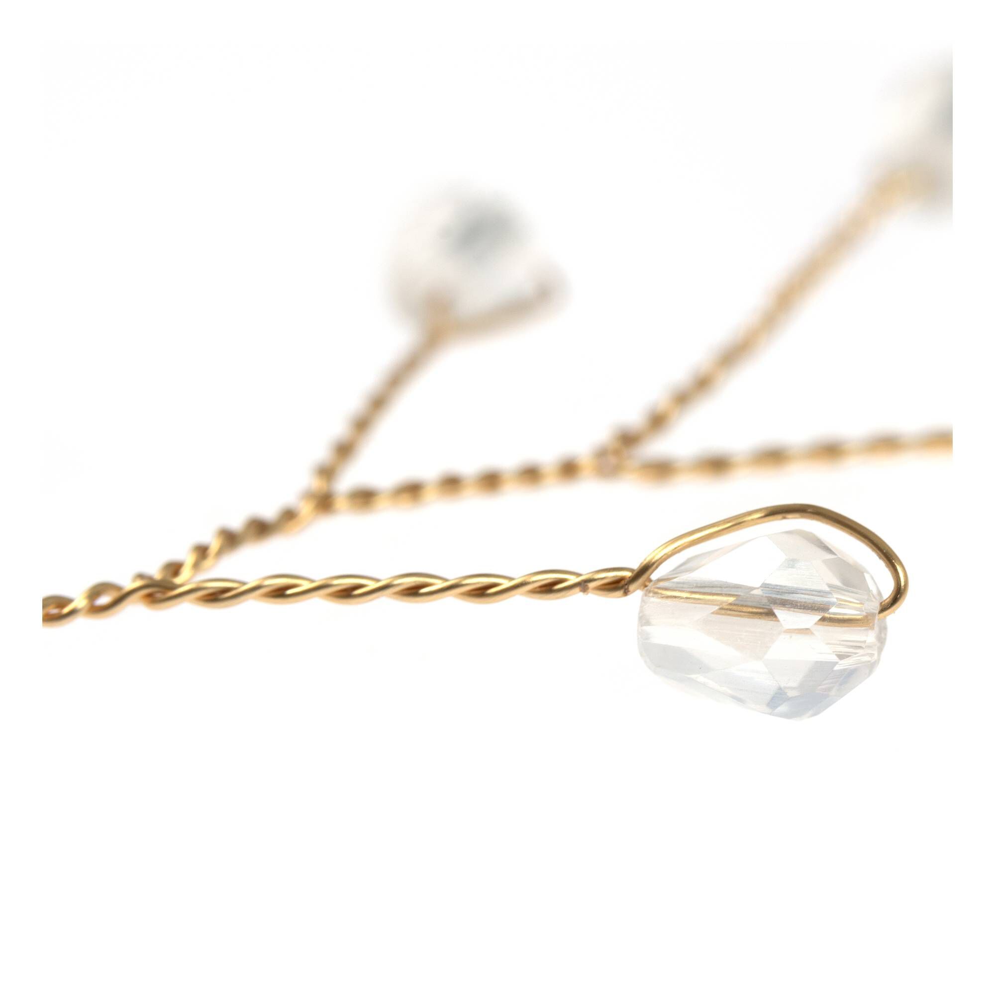 White Beaded Branch Wired Picks 5 Pieces | Hobbycraft