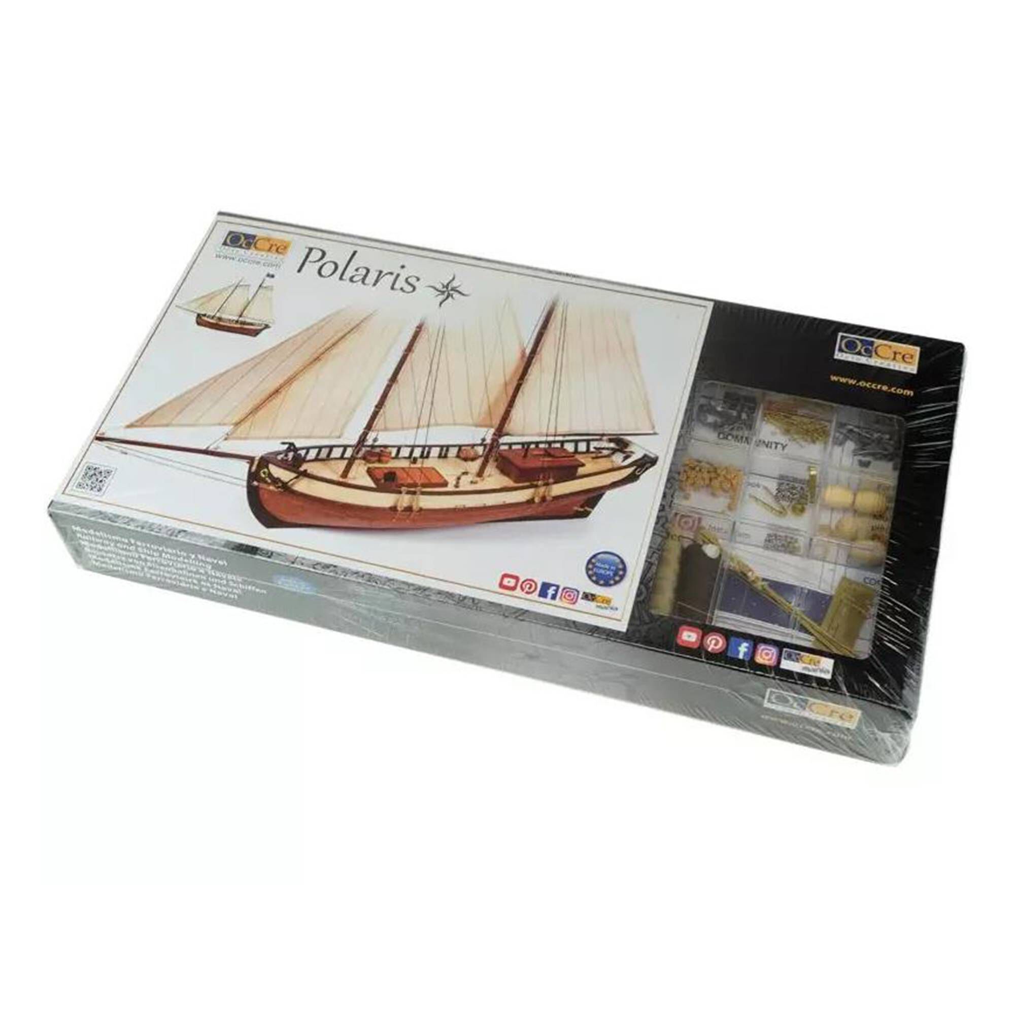 OcCre Polaris Wooden Model Kit Starter Pack 1:50 | Hobbycraft