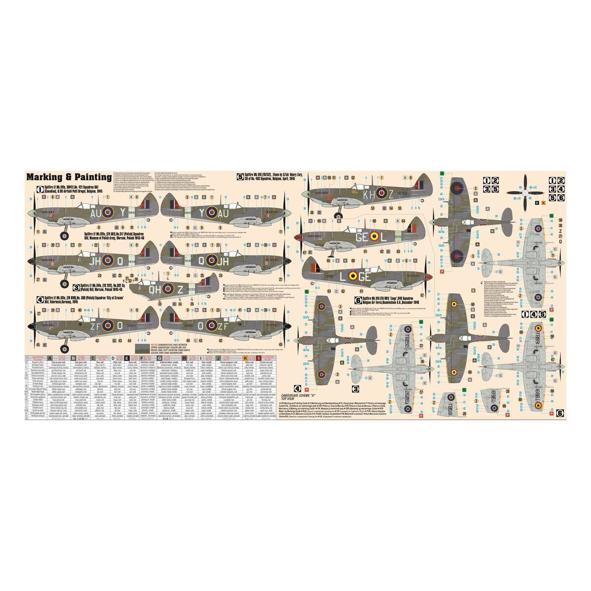 MisterCraft Spitfire Mk.VIIIc Model Kit 1:72 | Hobbycraft