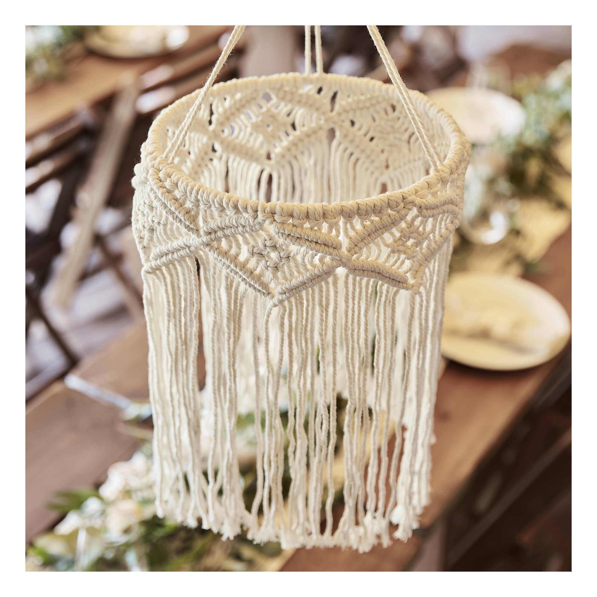 Ginger Ray Macramé Chandelier | Hobbycraft