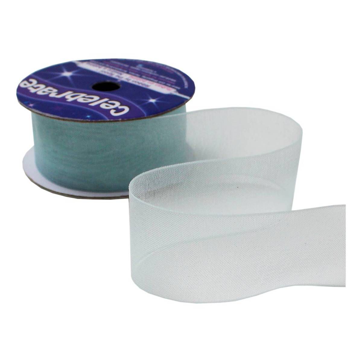 Baby Blue Organza Ribbon 25mm x 5m | Hobbycraft