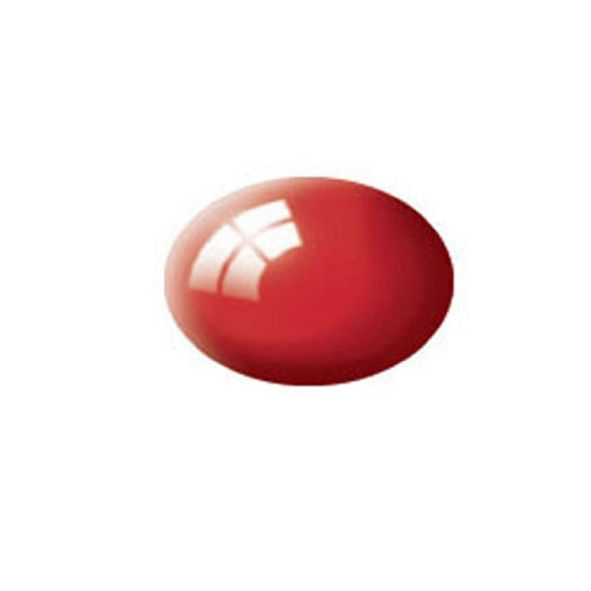 Revell Fiery Red Gloss Aqua Colour Acrylic Paint 18ml (131) | Hobbycraft
