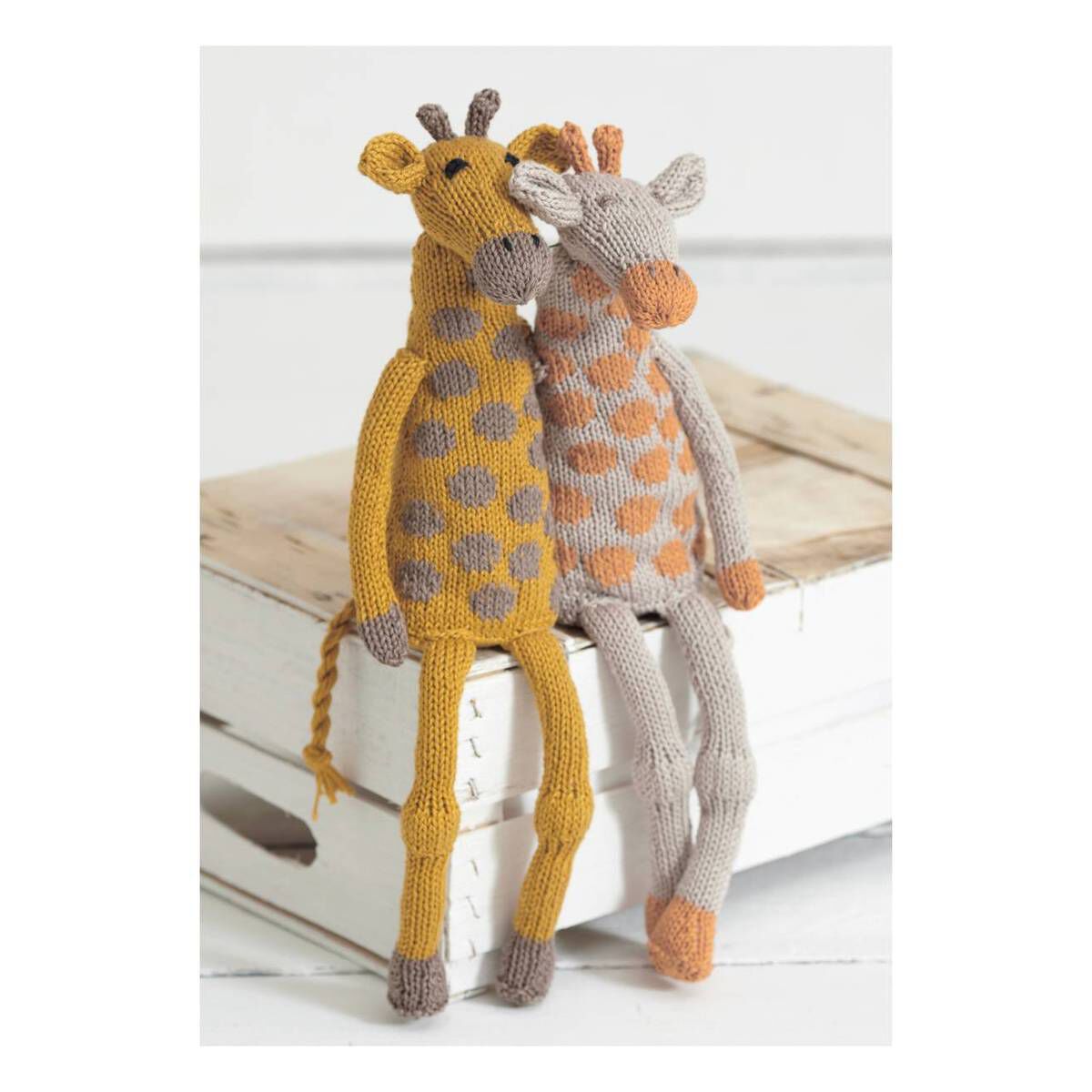 FREE PATTERN Knit Noahs Ark Giraffes | Hobbycraft