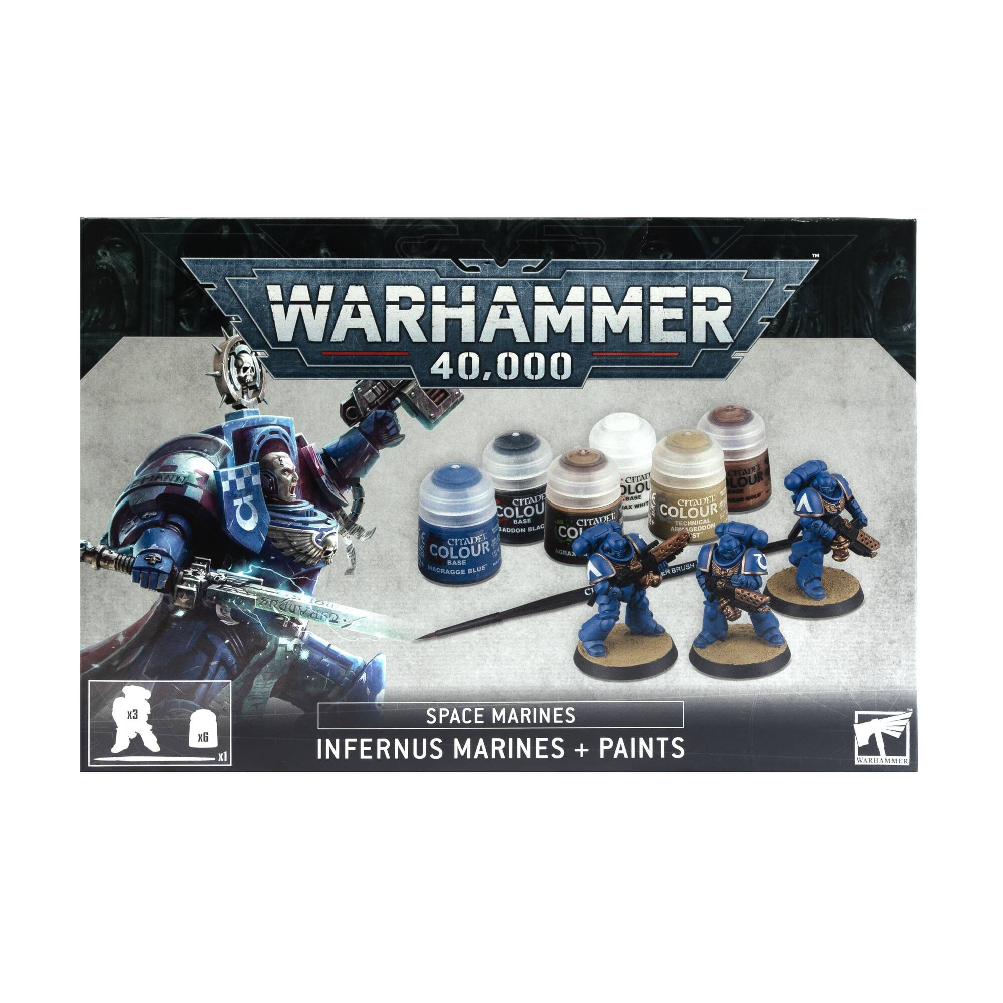 Warhammer 40,000 Infernus Marines Paint Set | Hobbycraft