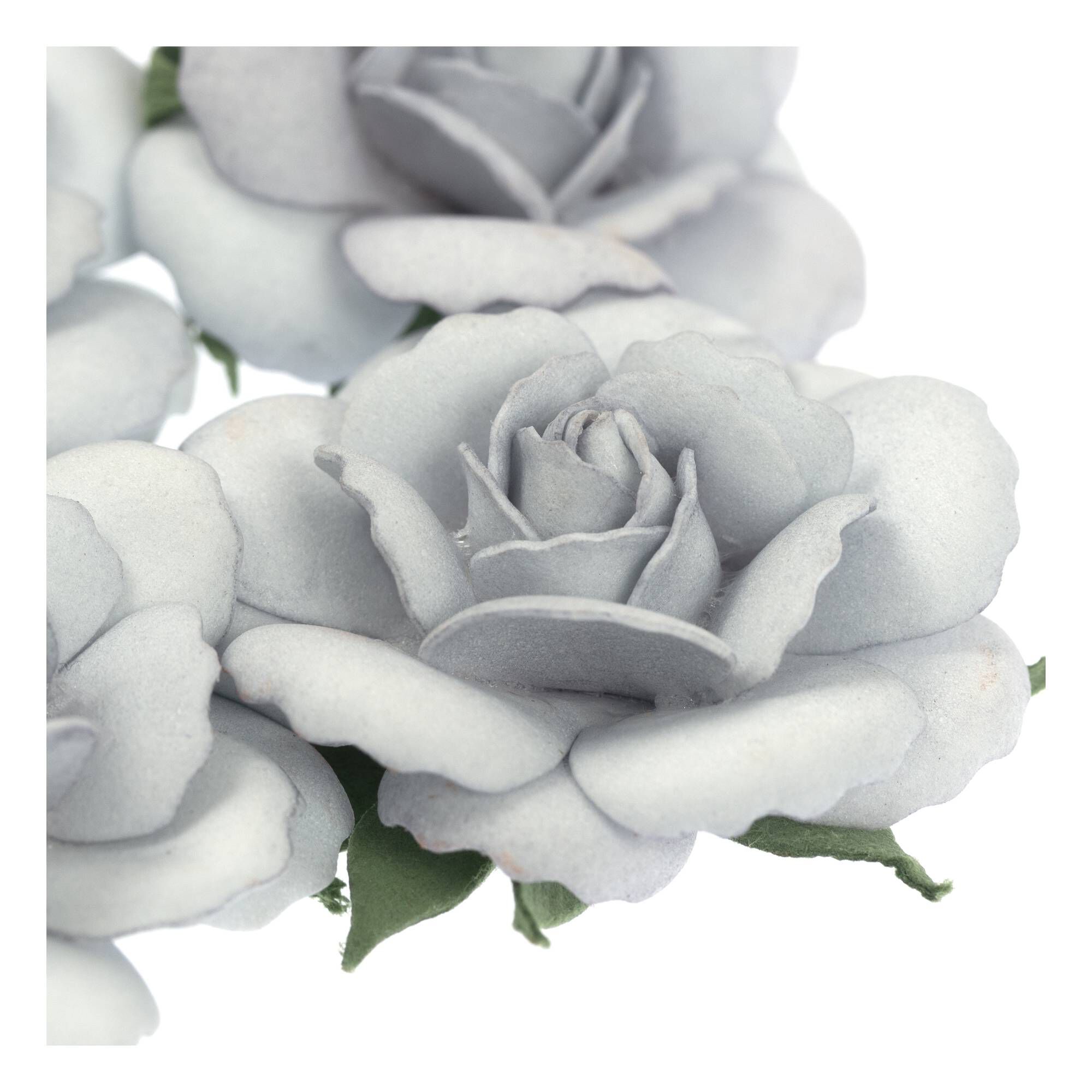 Silver Clara Flower Wired Floral Picks 4 Pieces | Hobbycraft