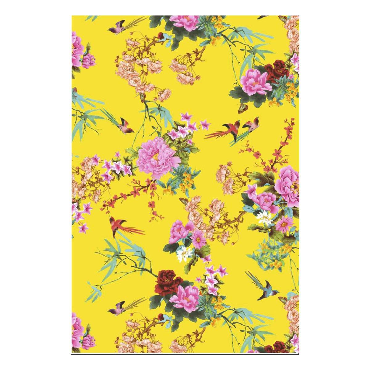 Decopatch Bohemian Yellow Paper 3 Sheets | Hobbycraft