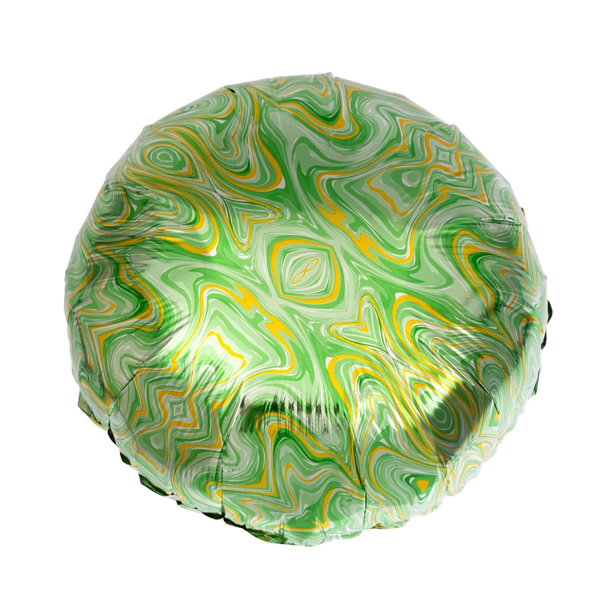 Large Green Marble Foil Balloon | Hobbycraft