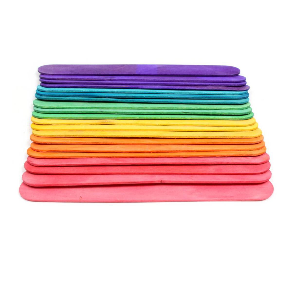 Coloured Craft Sticks 20 Pack | Hobbycraft