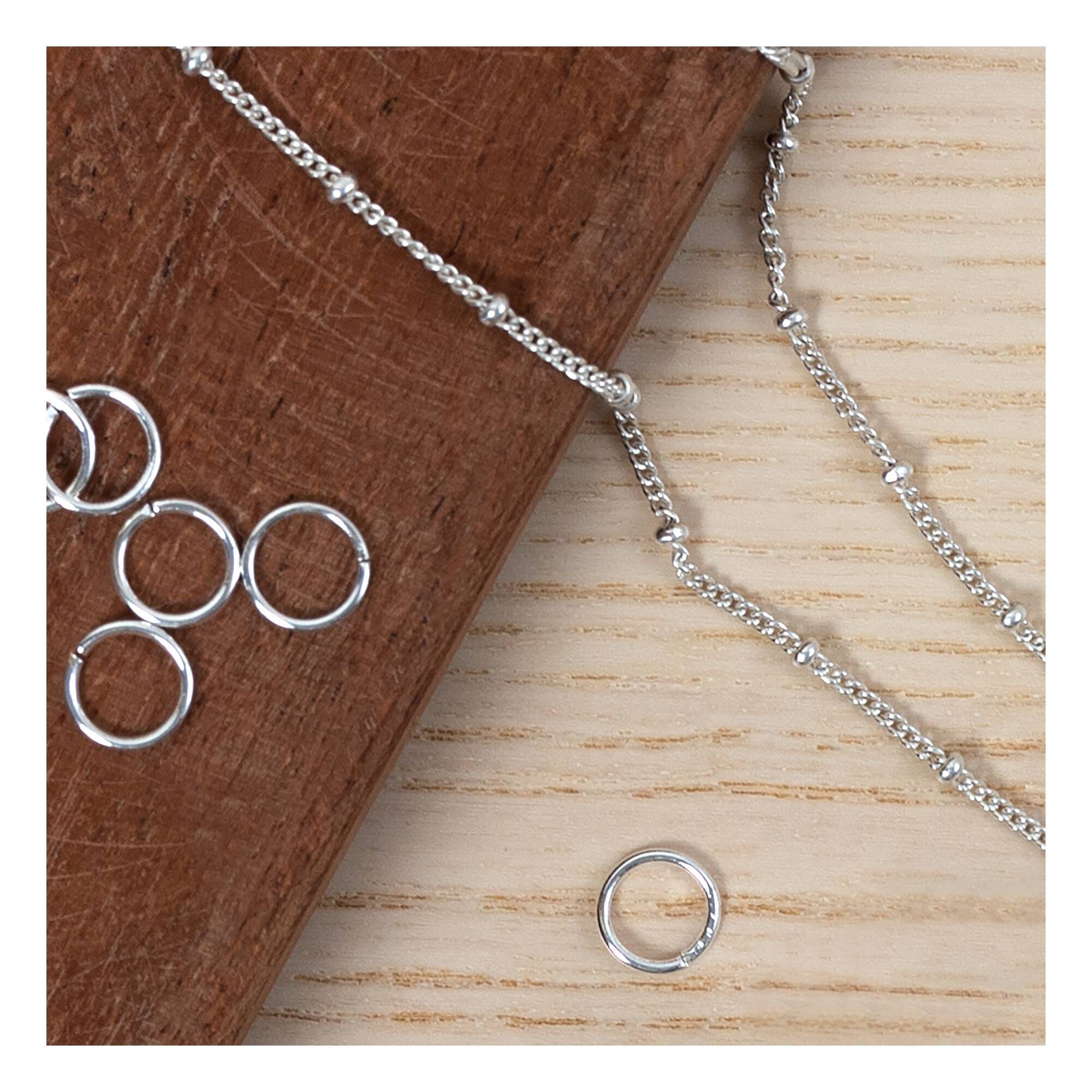 Beads Unlimited Silver Plated Jump Rings 7mm 15 Pack | Hobbycraft