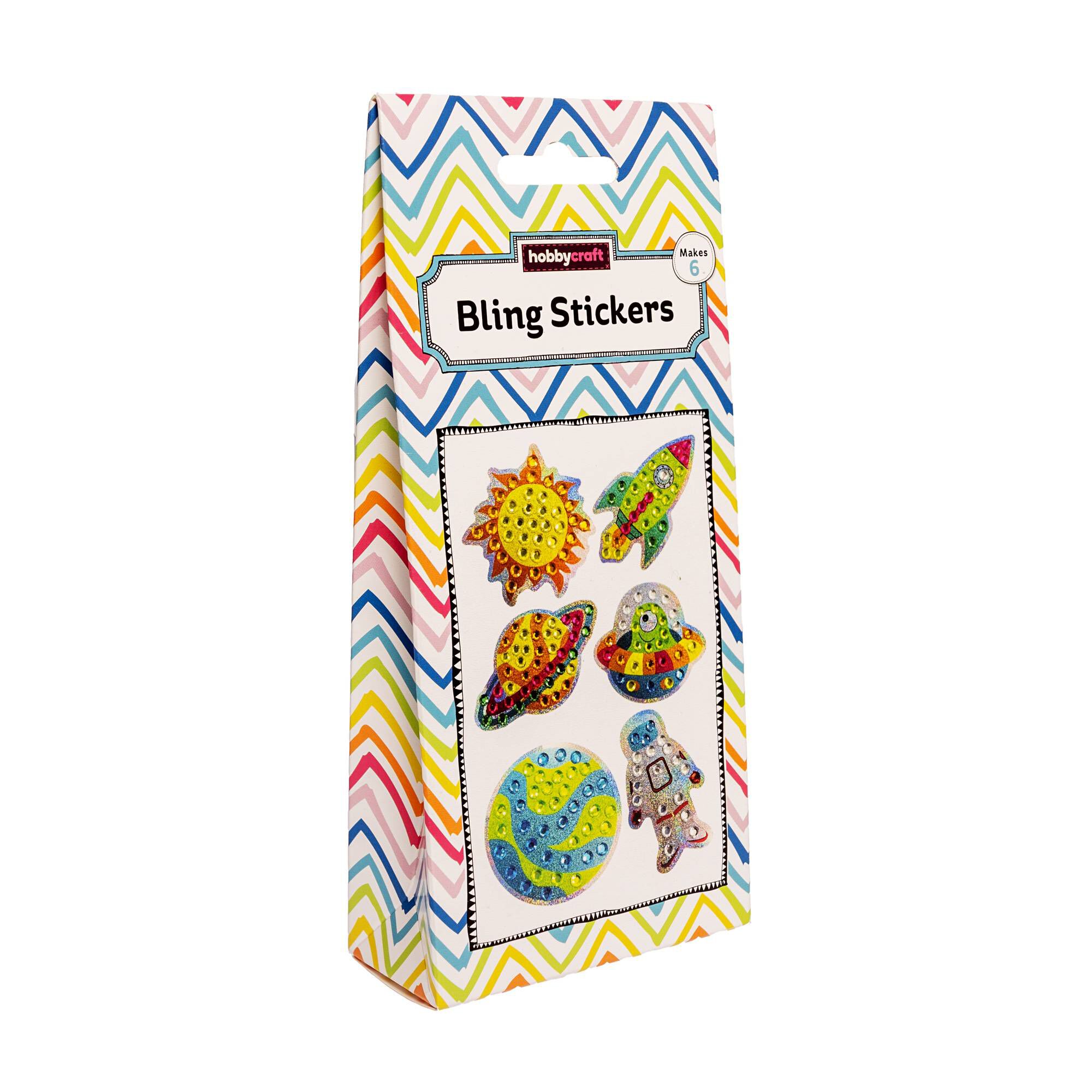 Space Bling Stickers 6 Pack | Hobbycraft
