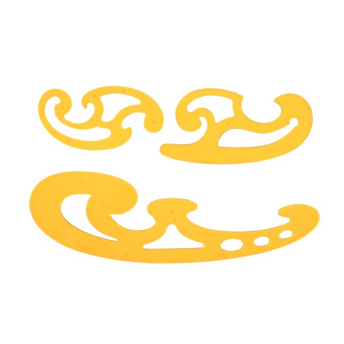 French Curves Set 3 Pack | Hobbycraft