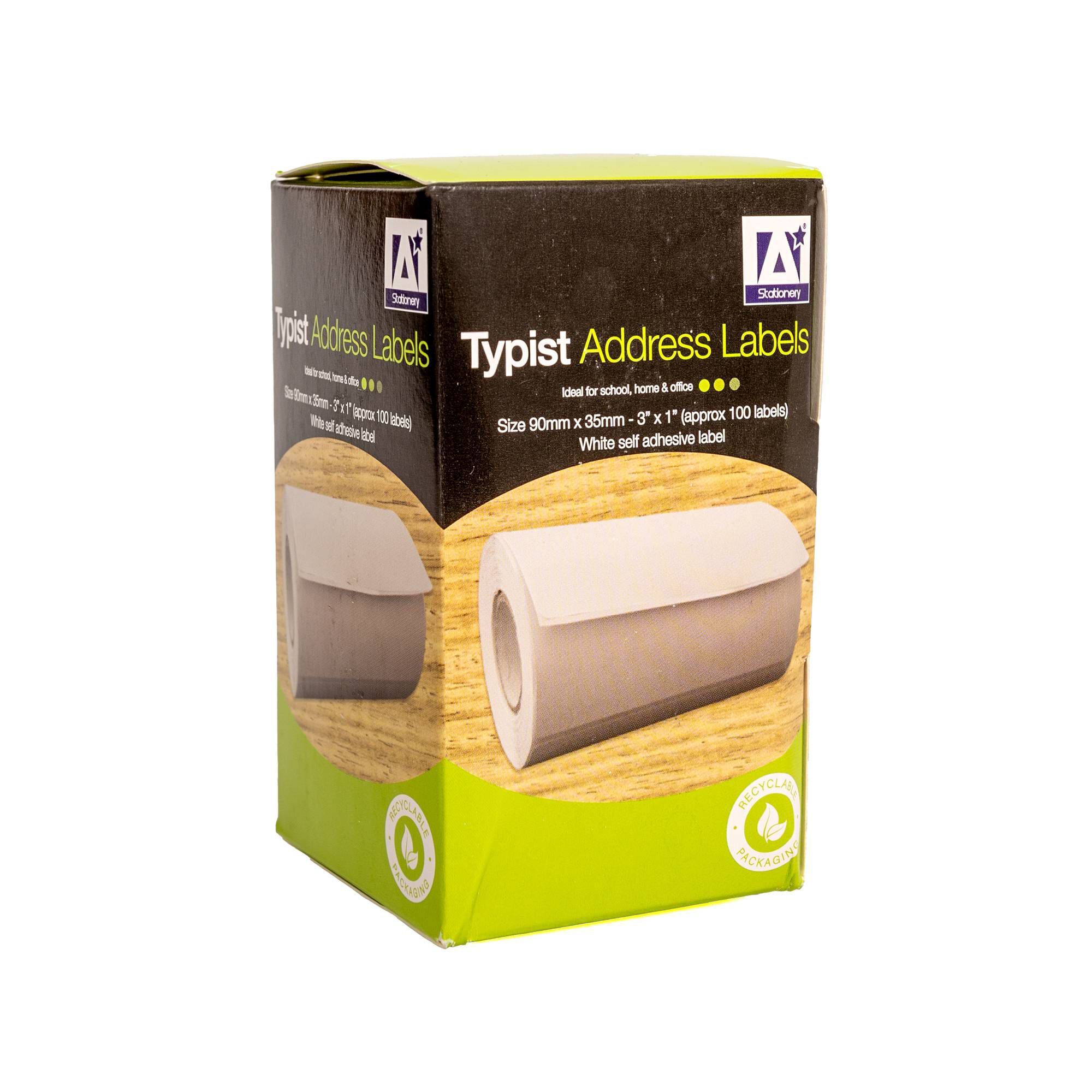 Typist Address Labels 100 Pack | Hobbycraft