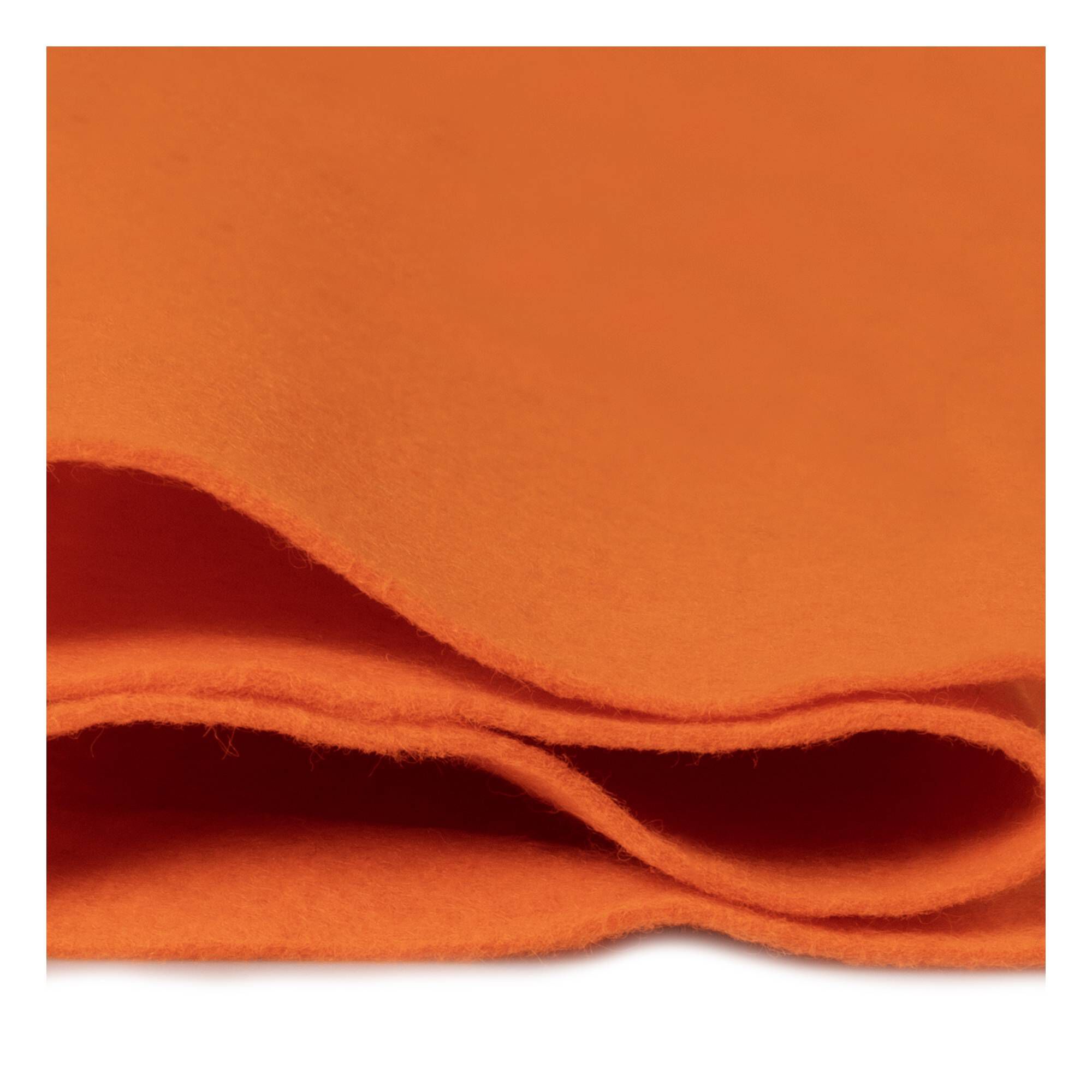 Orange Polyester Felt Sheet A4 | Hobbycraft