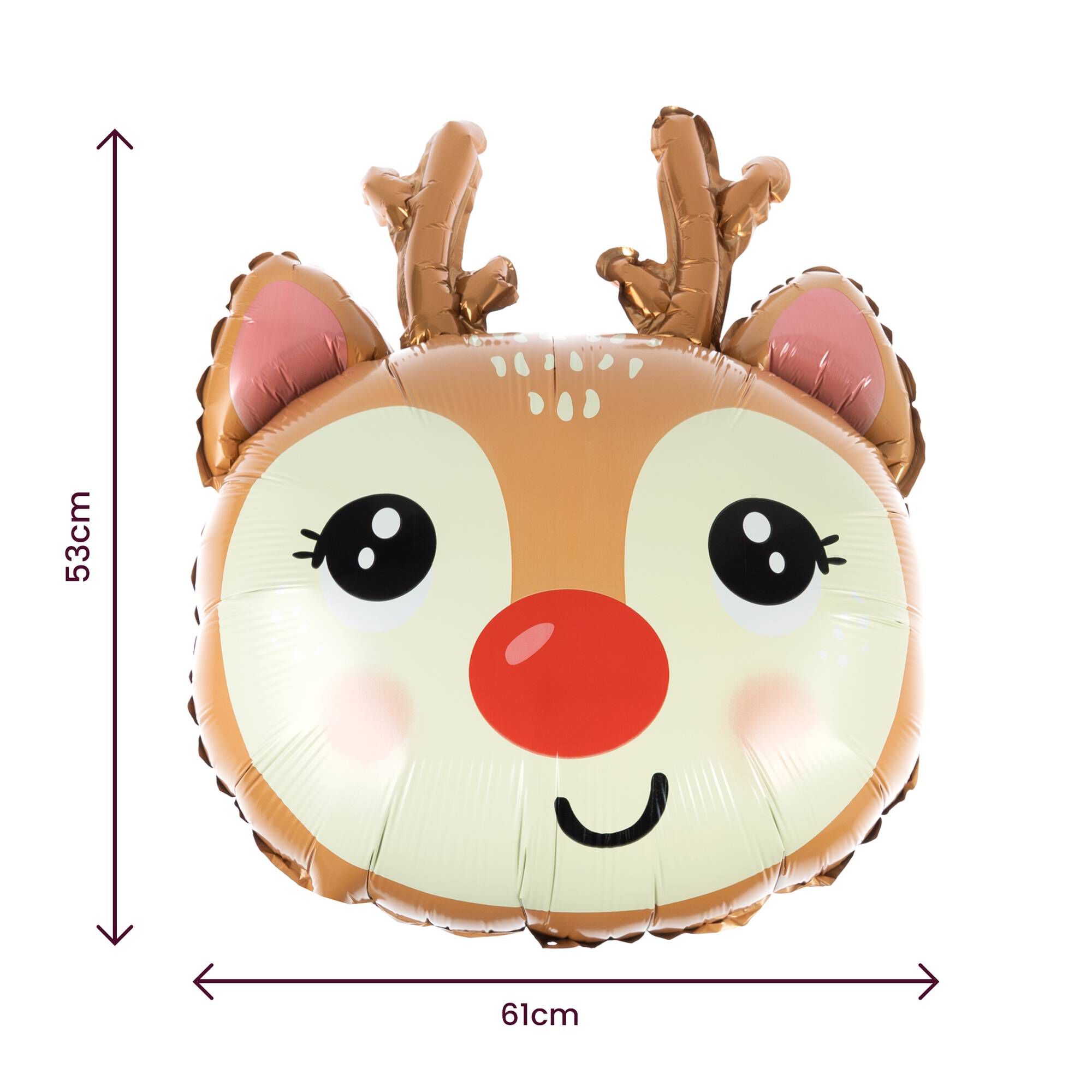 Large Reindeer Foil Balloon | Hobbycraft