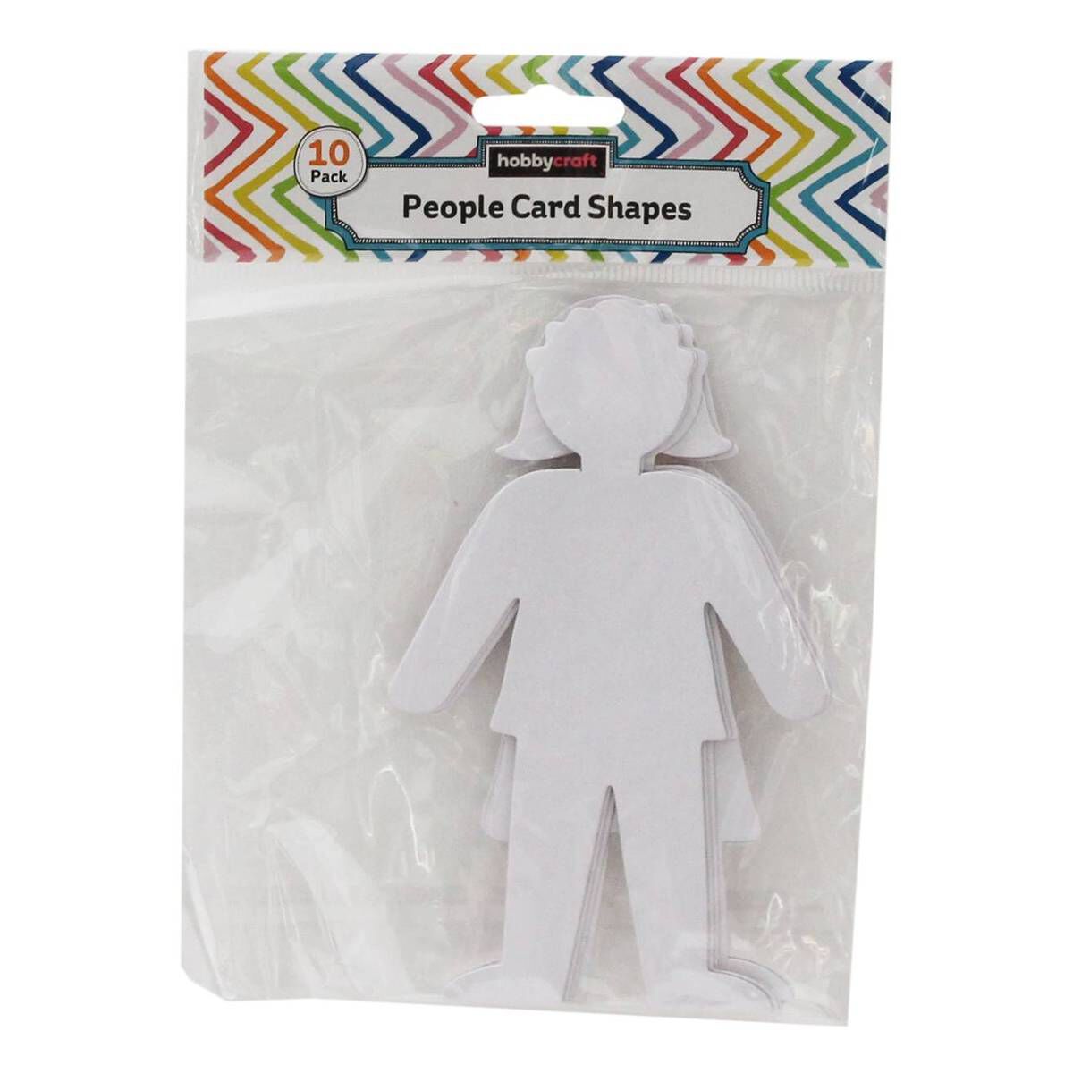 People Card Shapes 10 Pack | Hobbycraft