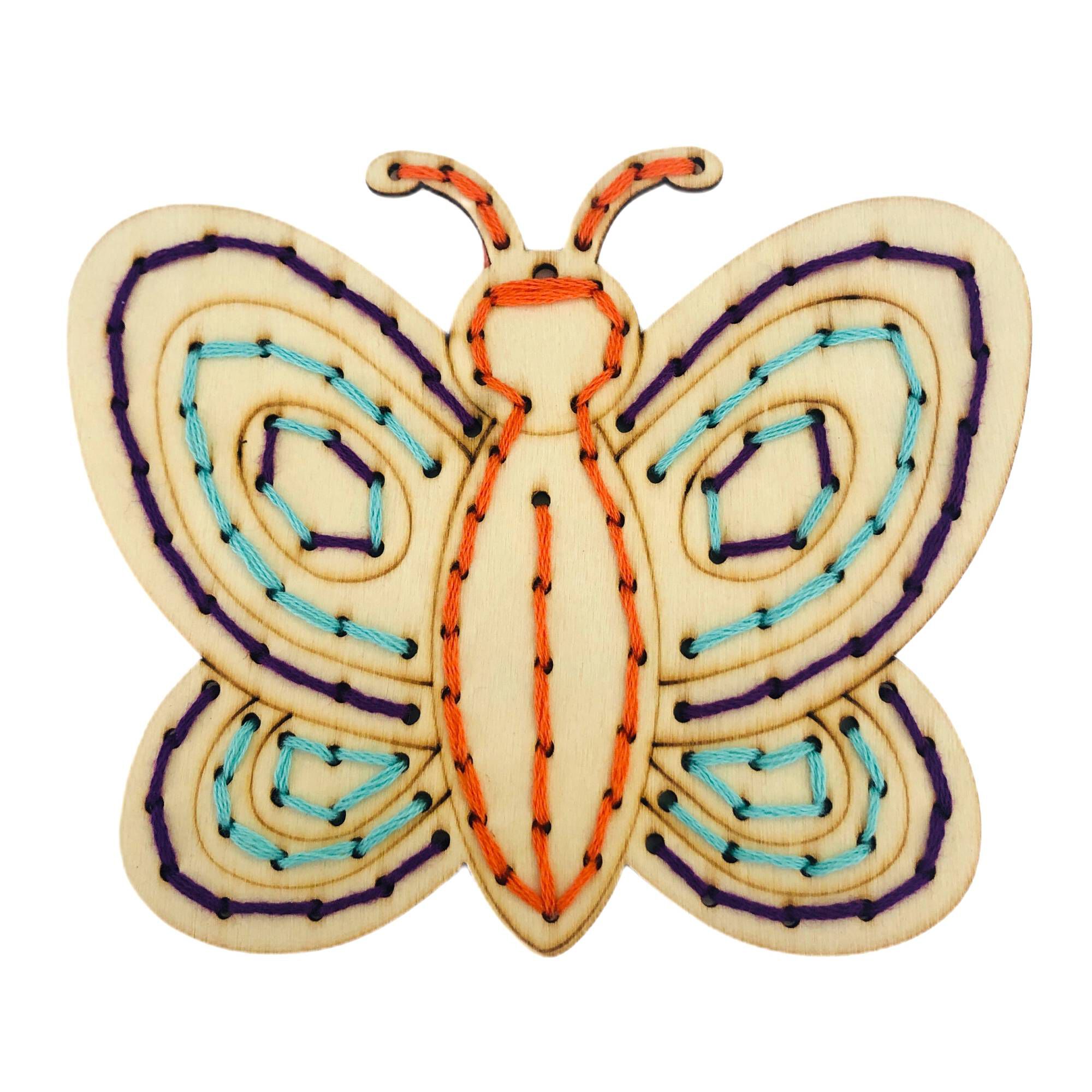 Butterfly Wooden Threading Kit | Hobbycraft