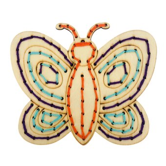 Butterfly Wooden Threading Kit | Hobbycraft