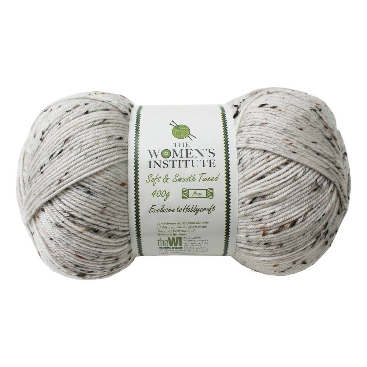 Women's Institute Marl Soft and Smooth Tweed Aran Yarn 400g | Hobbycraft