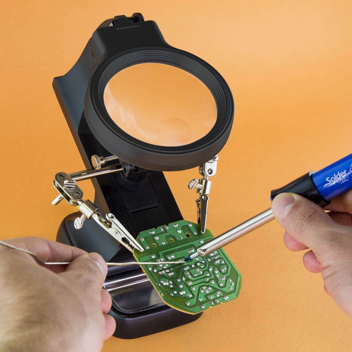 Modelcraft Helping Hands and LED Magnifier Workstation | Hobbycraft