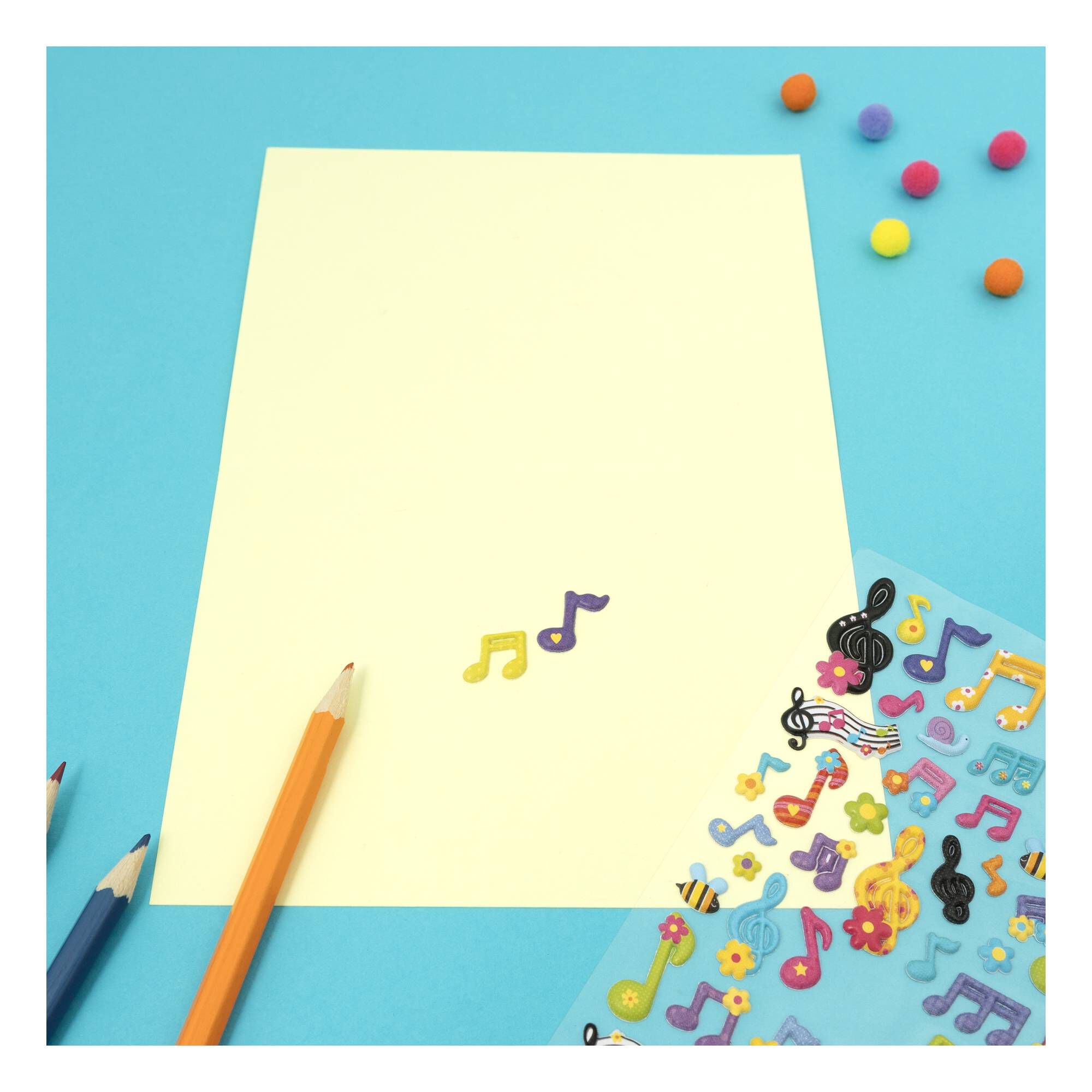 Music Puffy Stickers | Hobbycraft