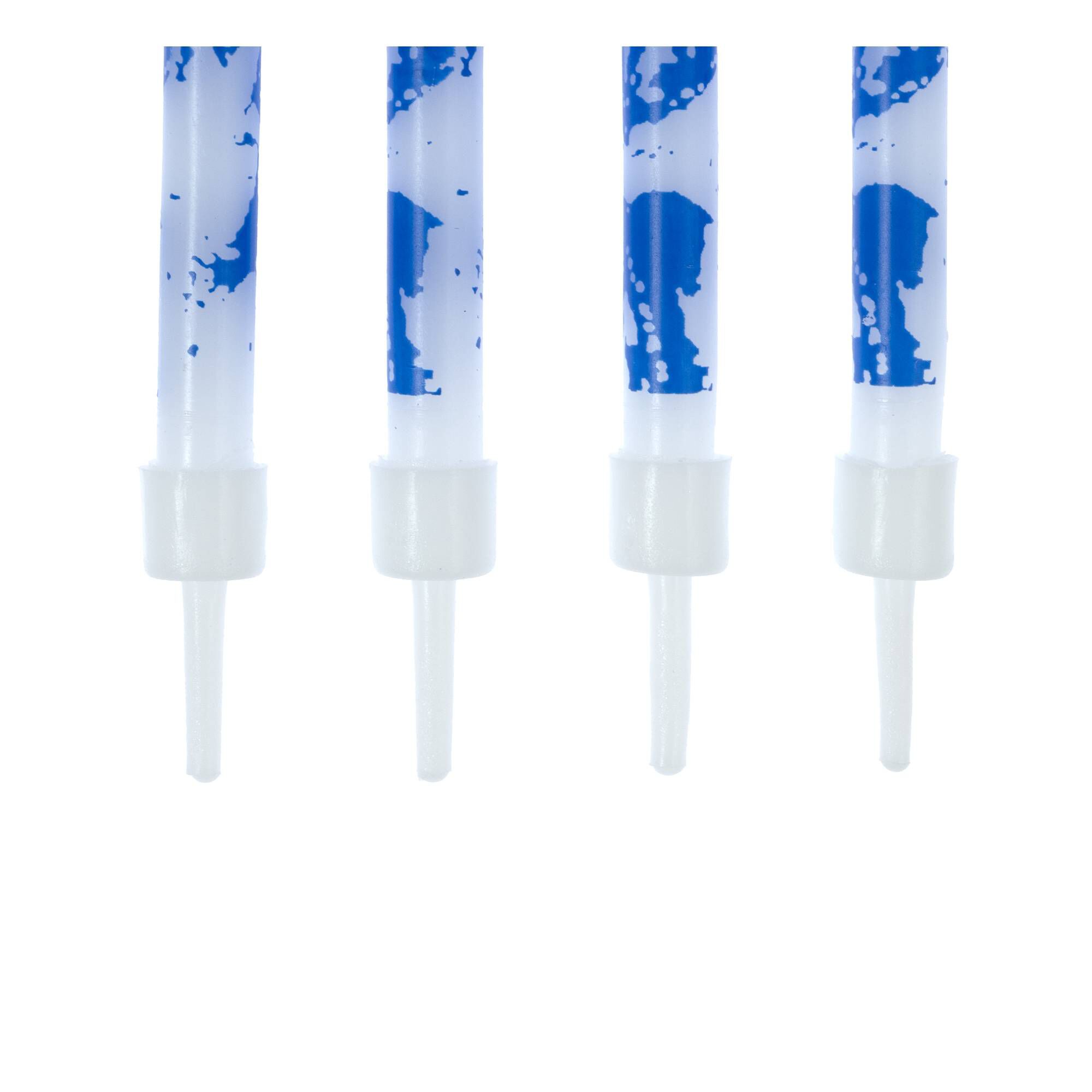 Whisk Blue Marbled Candles 24 Pack | Hobbycraft