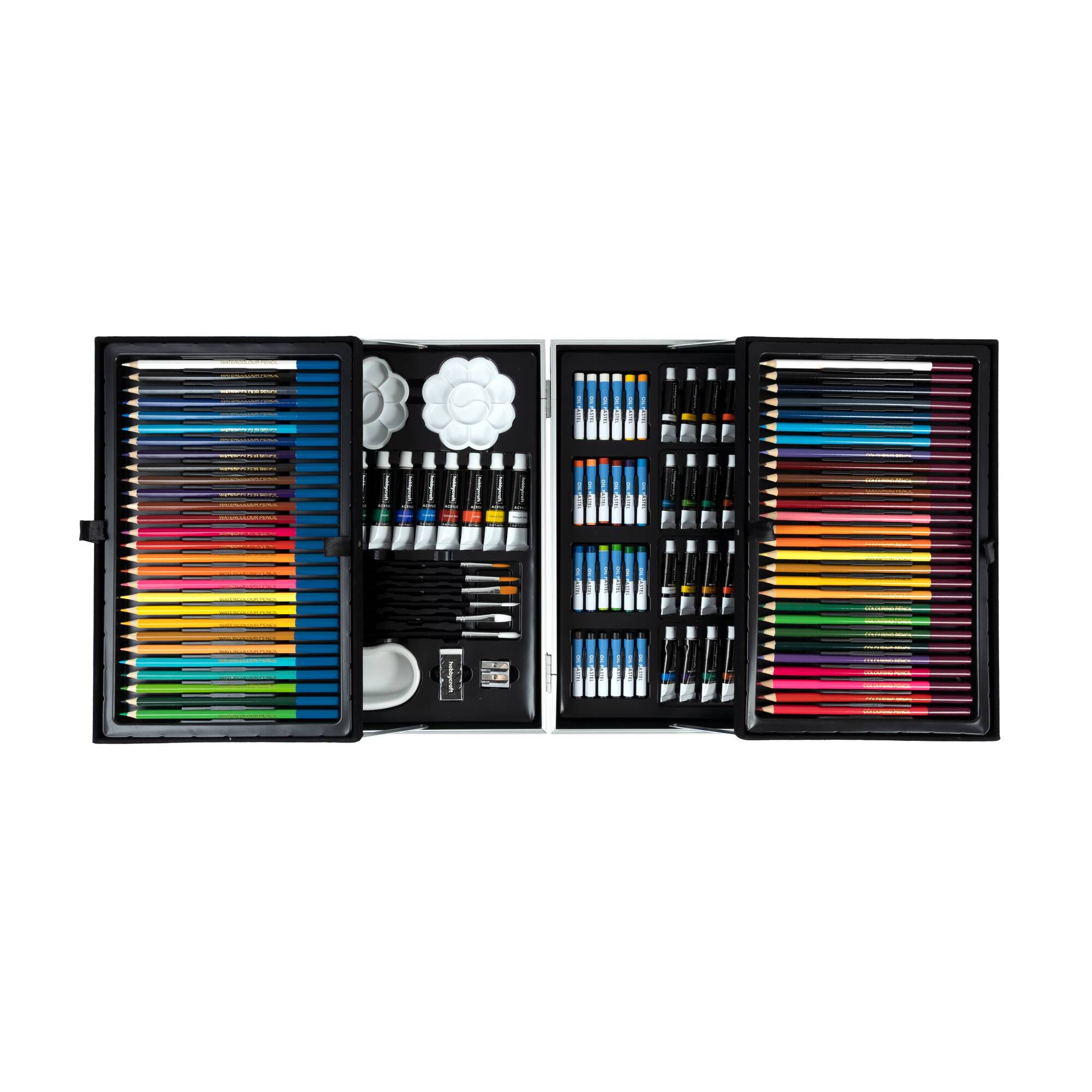 Black Mixed Media Art Set 126 Pieces | Hobbycraft