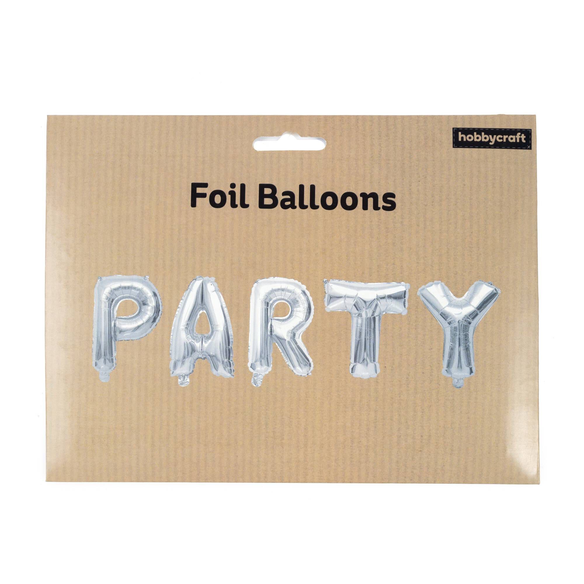 Silver Party Foil Balloon Set | Hobbycraft