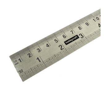 Steel Scale Ruler 60cm | Hobbycraft