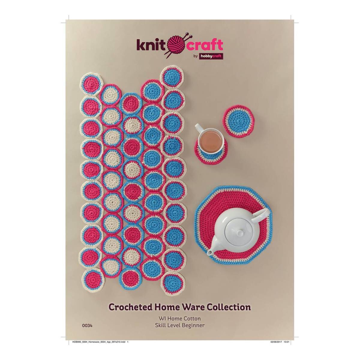 Knitcraft Home Cotton Homeware Collection Digital Pattern 0034 | Hobbycraft