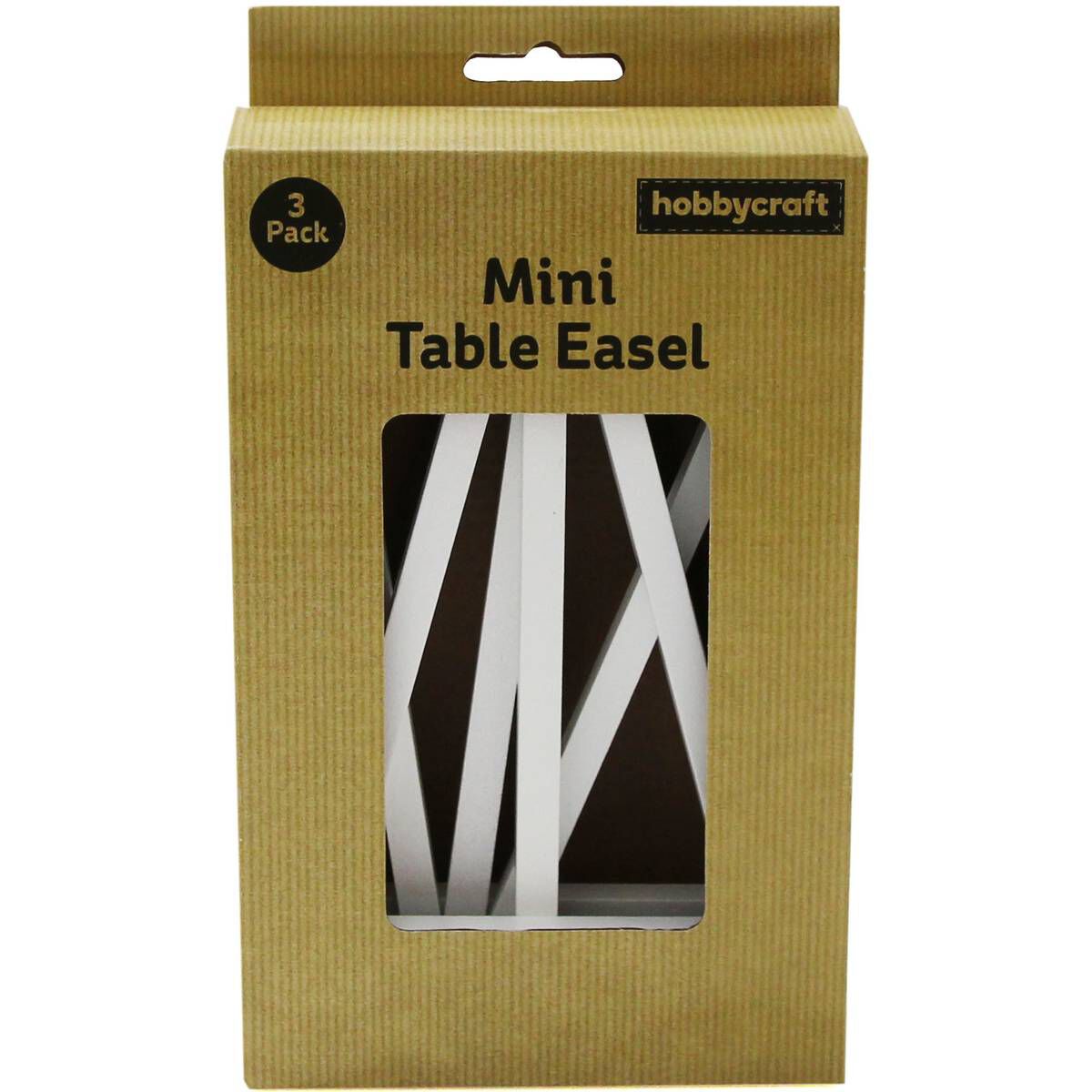 White Mini Table Easel 3 Pack | Hobbycraft