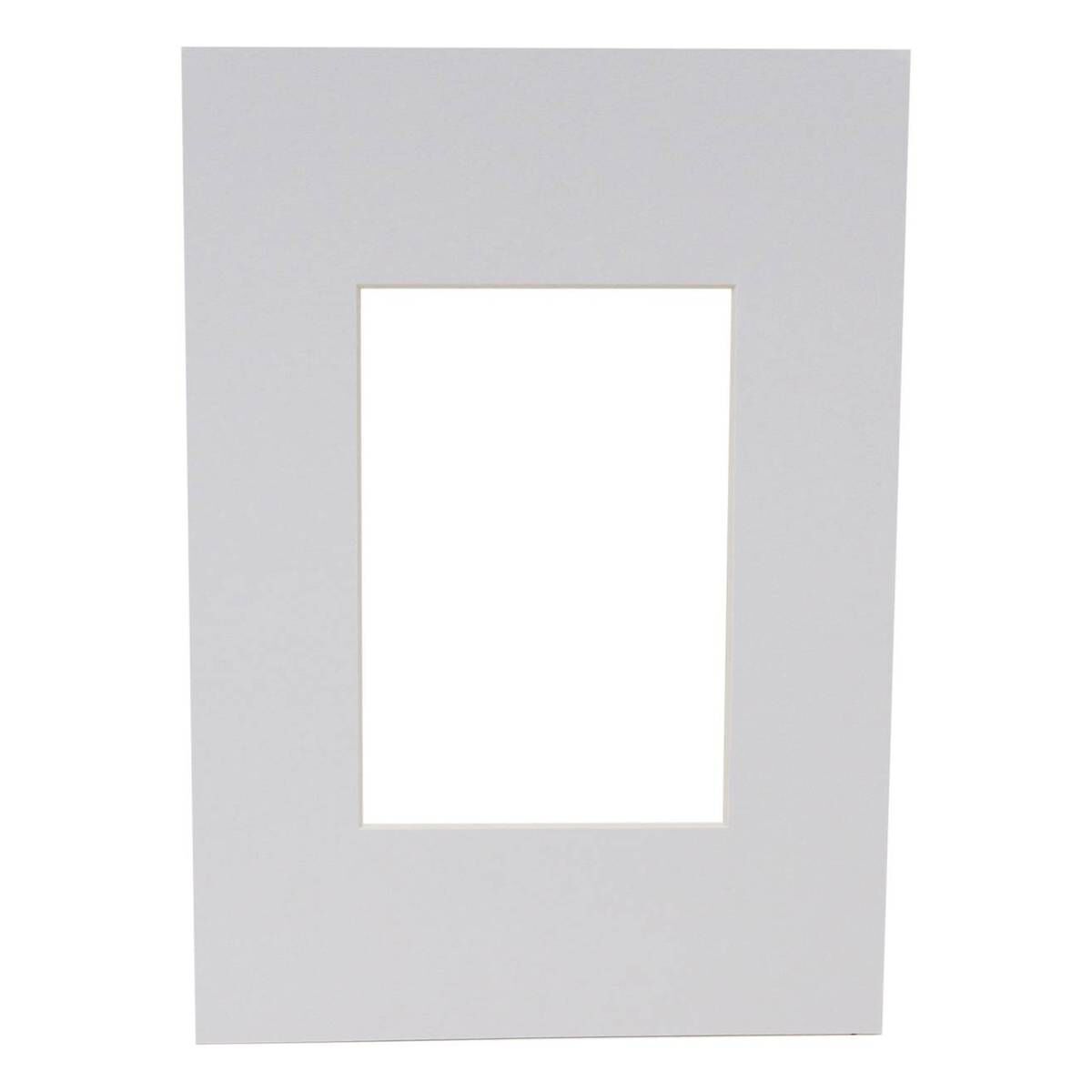 Iced White Single Aperture Mount A4 | Hobbycraft