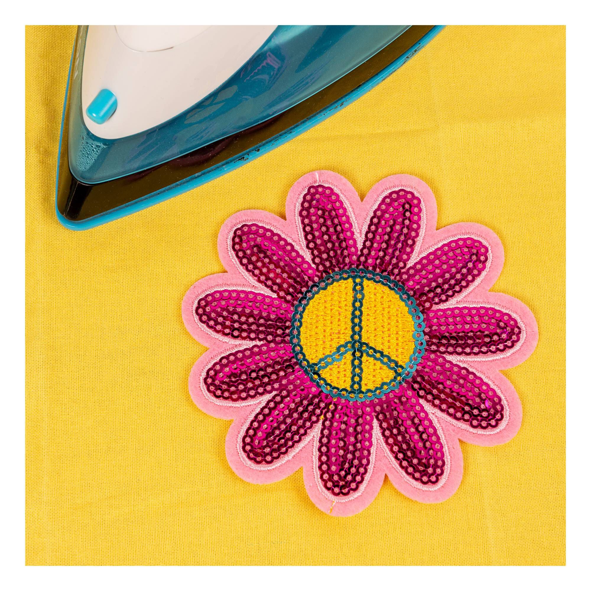 Flower Iron-On Patch | Hobbycraft