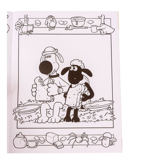 shaun the sheep colouring pictures