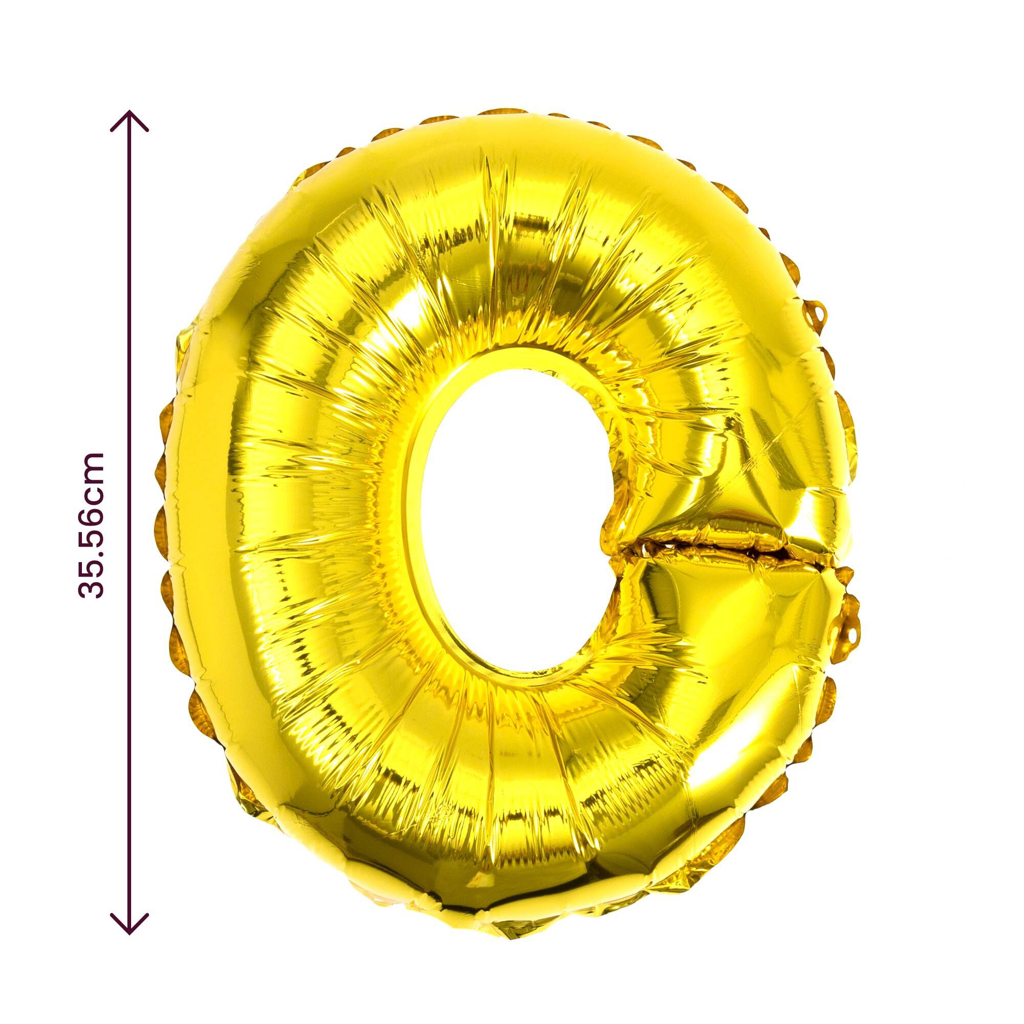 Gold Foil Letter O Balloon | Hobbycraft