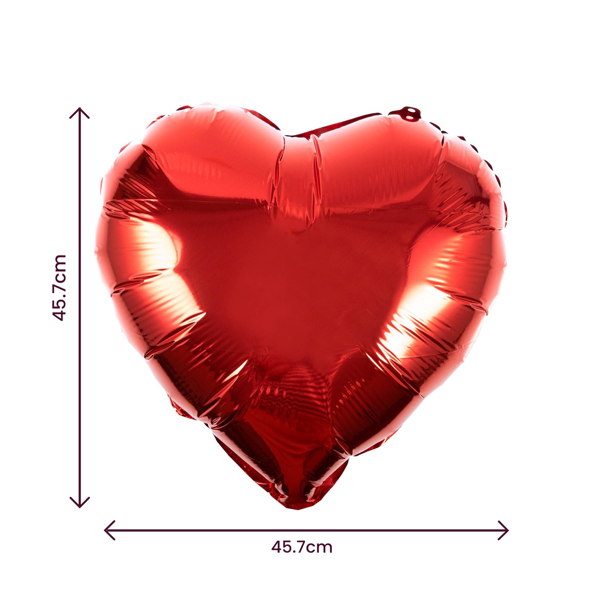 Large Red Foil Heart Balloon | Hobbycraft