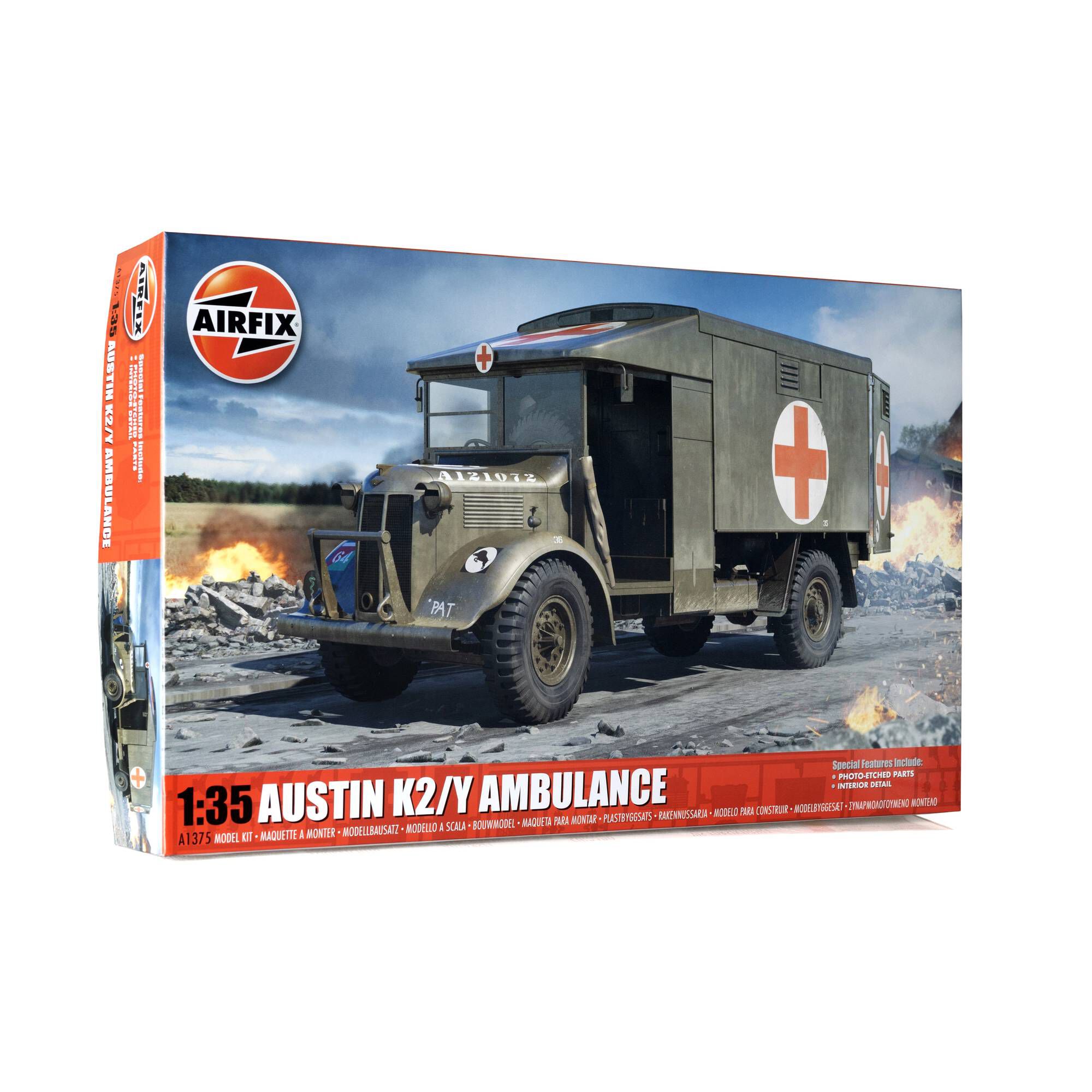 Airfix Austin K2/Y Ambulance Model Kit 1:35 | Hobbycraft