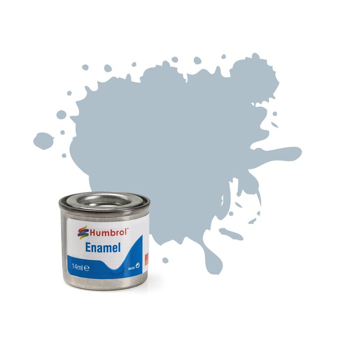 Humbrol 127 US Ghost Grey Enamel Satin Paint 14ml | Hobbycraft