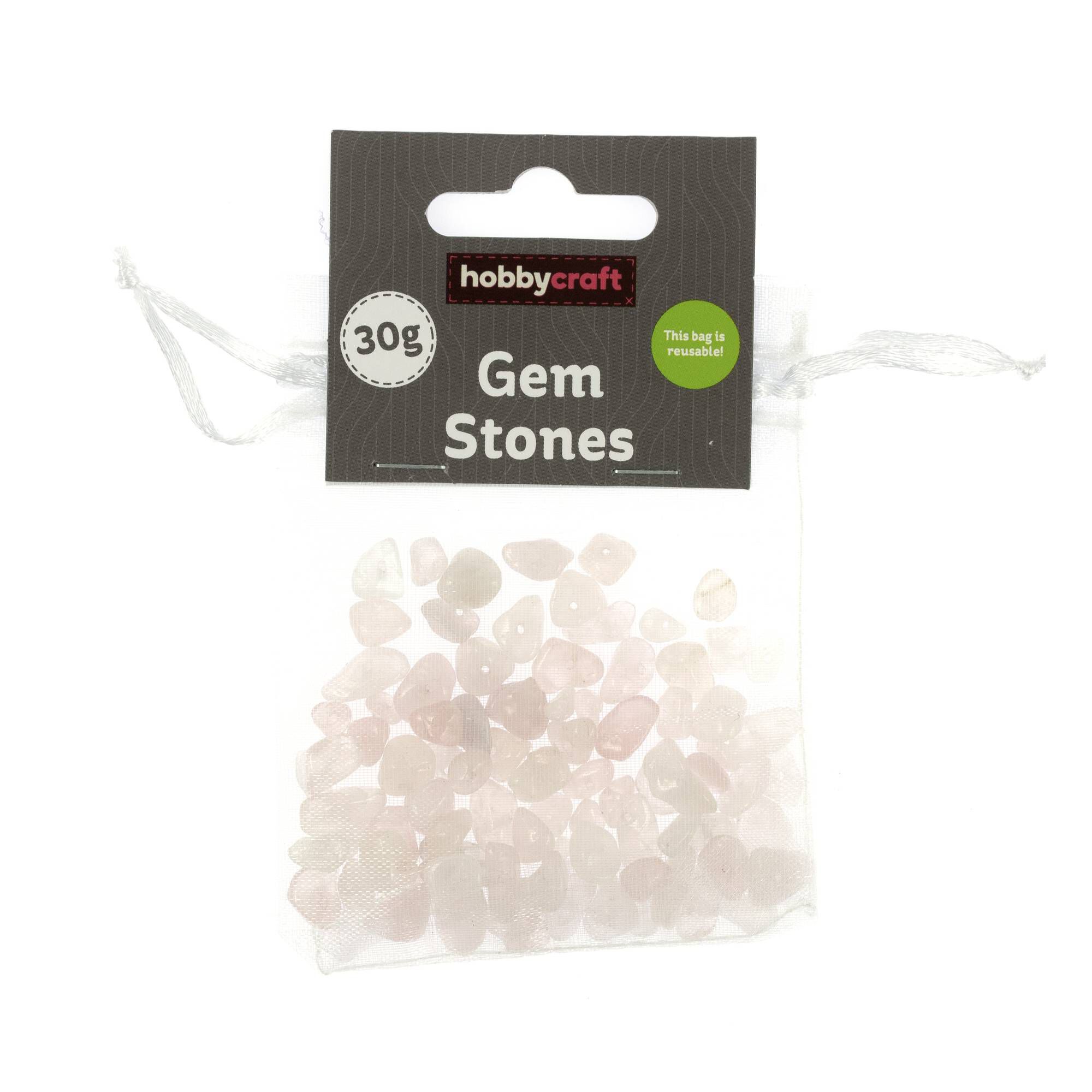 Pastel Pink Gem Stones 30g | Hobbycraft