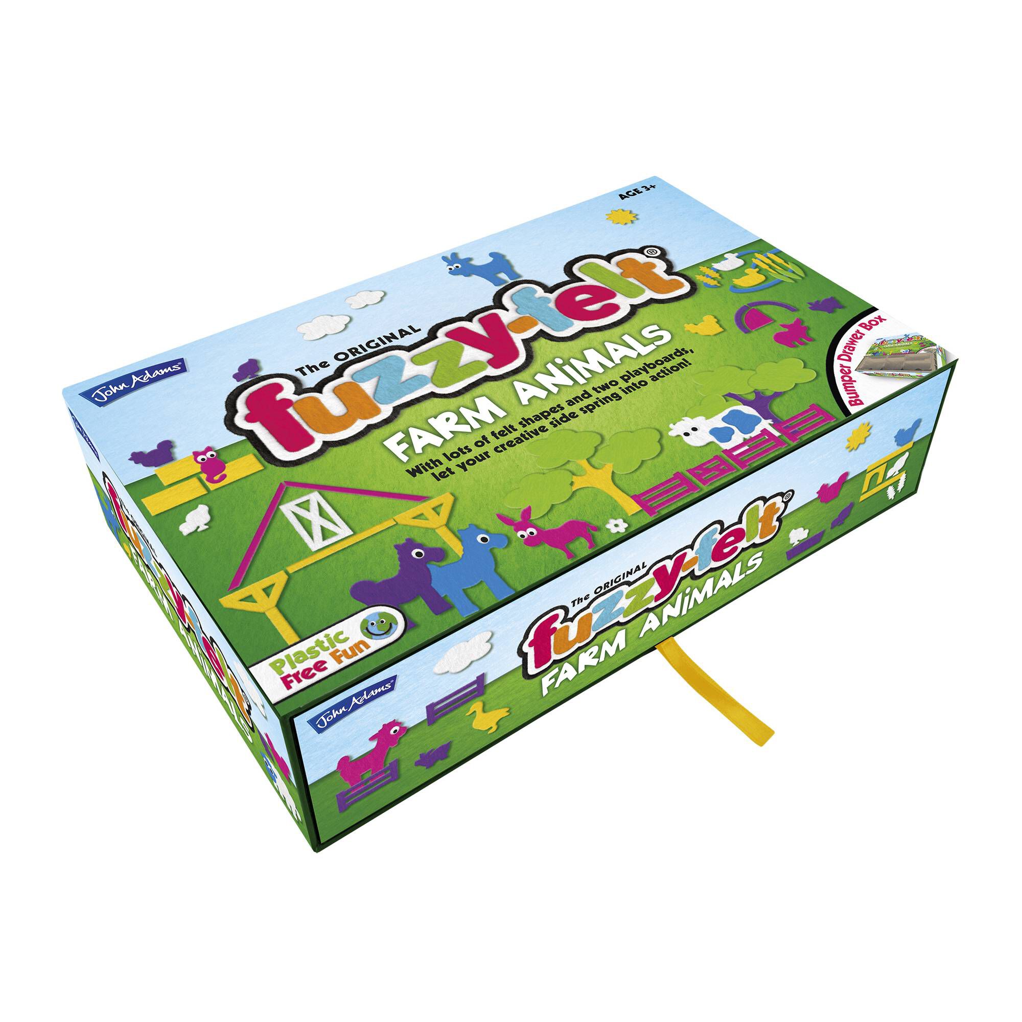 Fuzzy-Felt Farm Animals Drawer Set | Hobbycraft