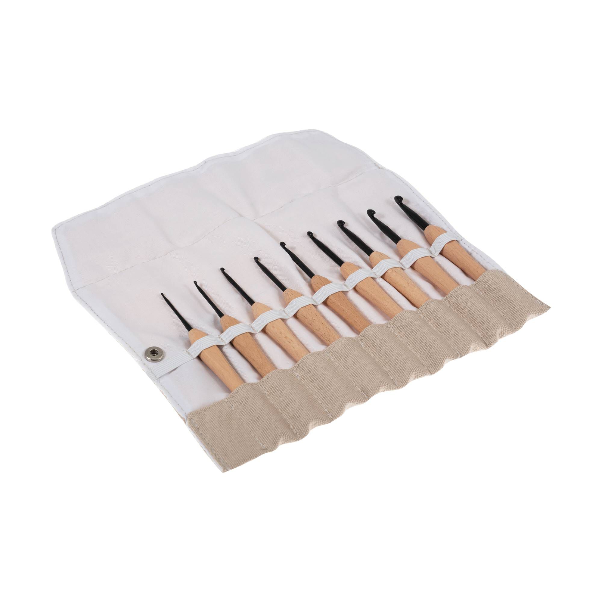 Milward Wooden Handle Crochet Hook Set | Hobbycraft