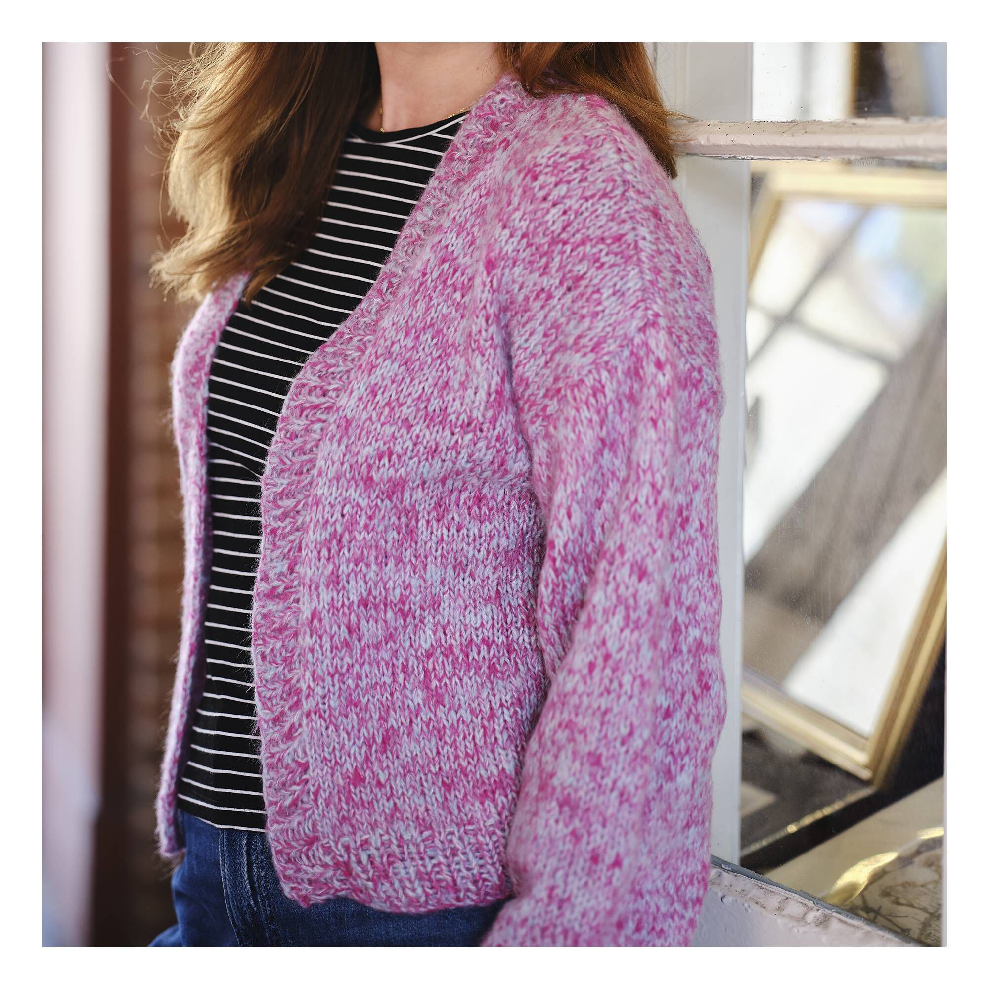 Knitcraft Super Fluffy Cardigan Digital Pattern 0341 | Hobbycraft