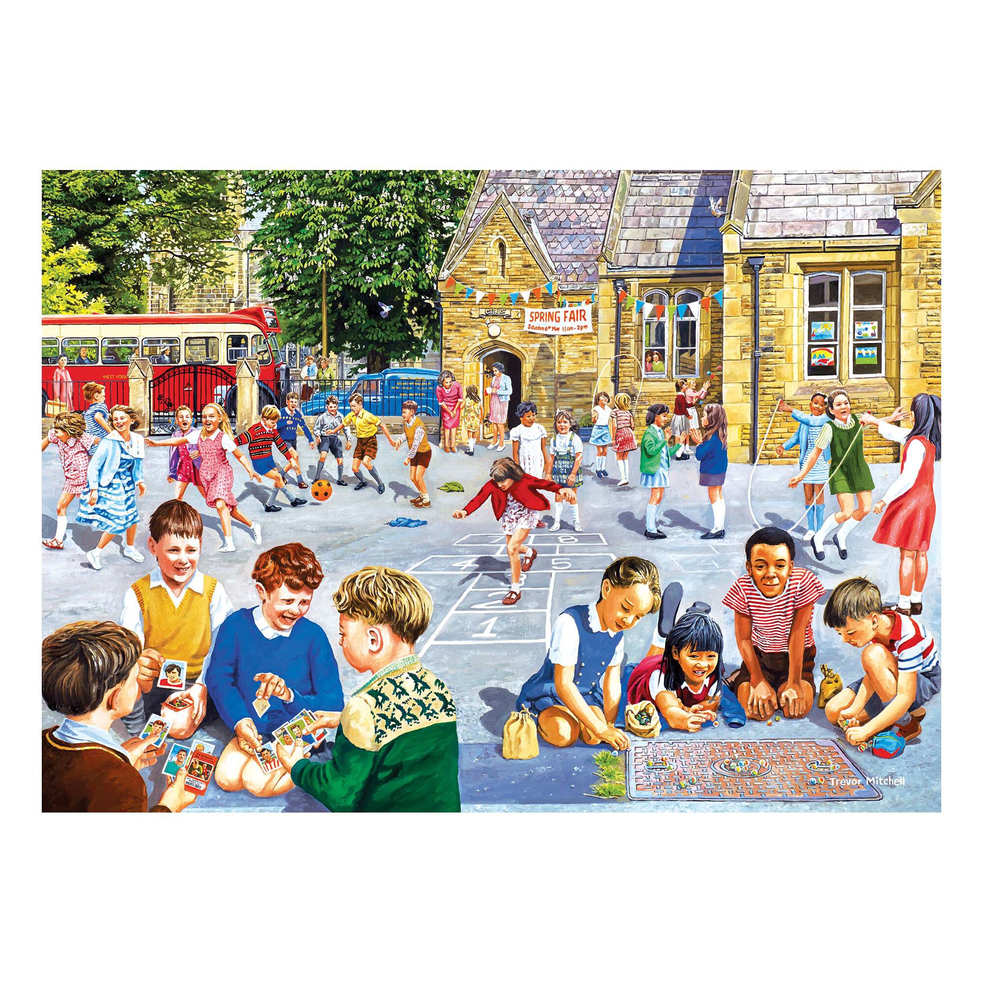 Gibsons School Days Jigsaw Puzzles 500 Pieces 4 Pack | Hobbycraft