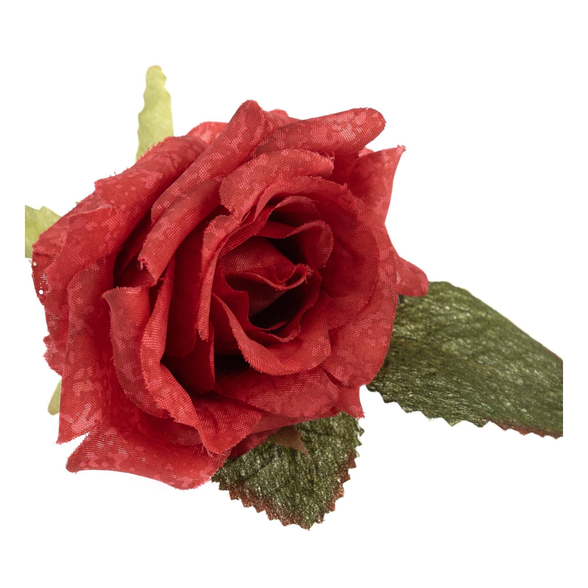 Single Red Rose Pick 20cm | Hobbycraft