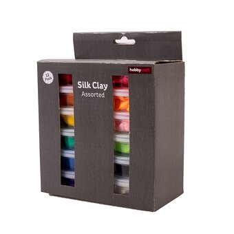 Assorted Silk Clay 12 Pack | Hobbycraft