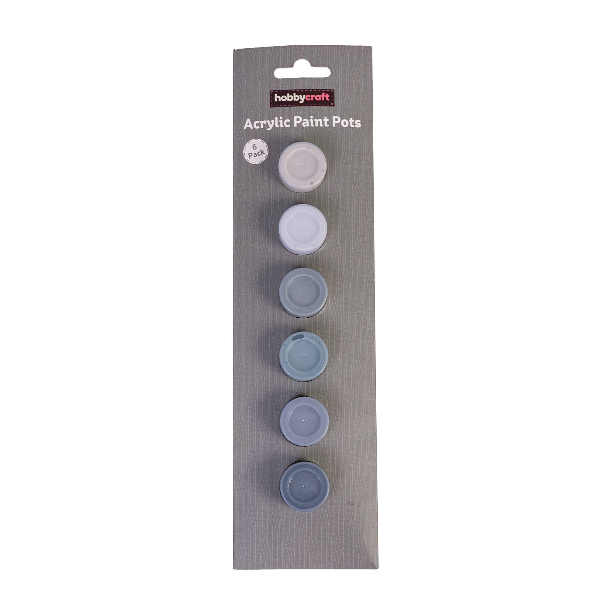 Grey Blue Acrylic Craft Paints 5ml 6 Pack | Hobbycraft