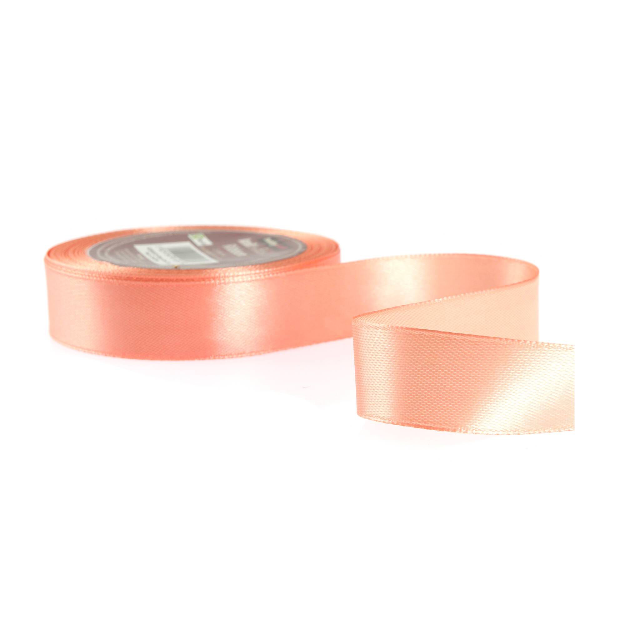 Peach Satin Ribbon 20mm x 15m | Hobbycraft