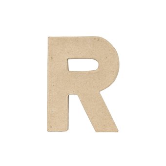 Mini Mache Letter R 10cm | Hobbycraft